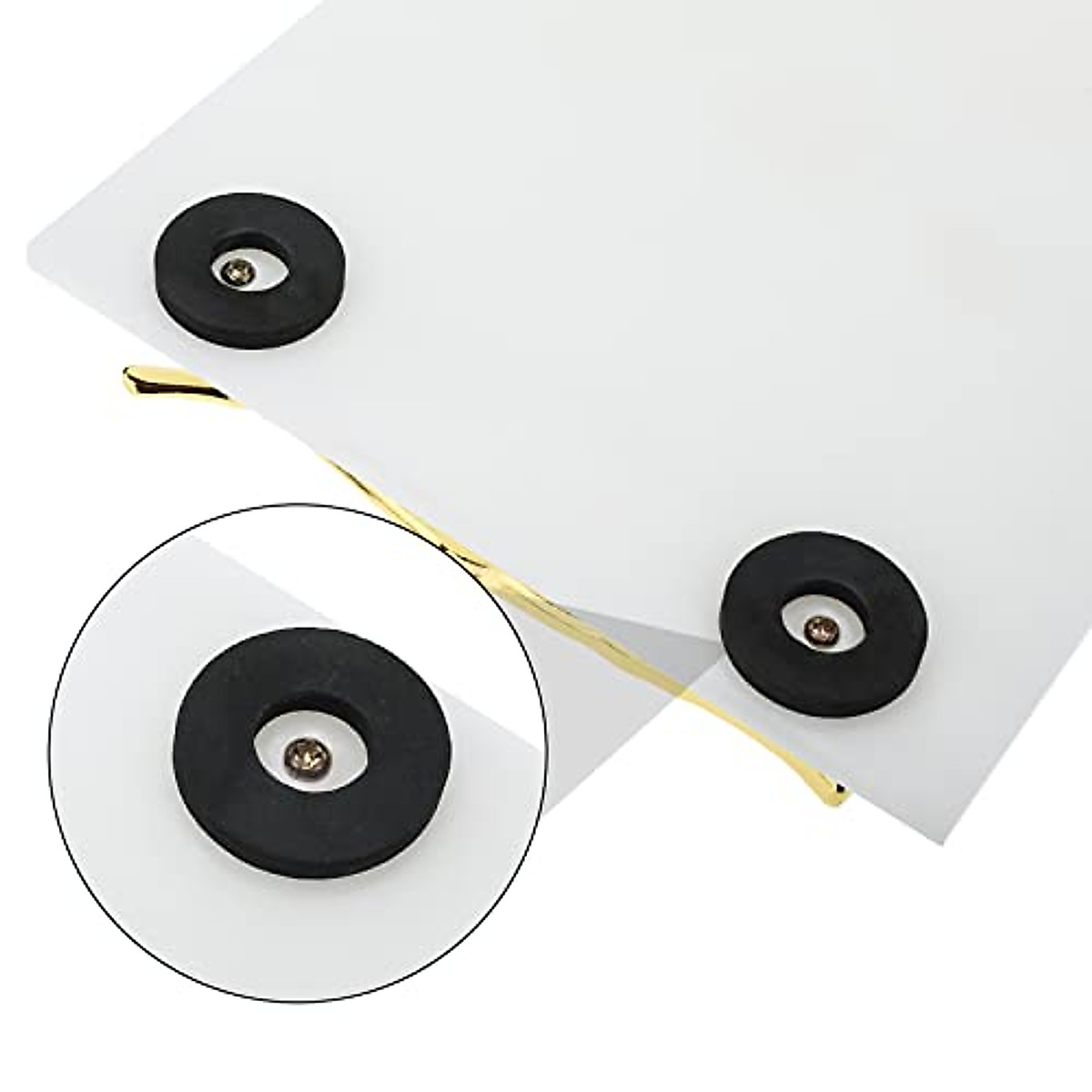 HighFree Marble Stone Decorative Tray with Gold Handles, Real Marble Tray, Handmade Jewellery Tray Catchall Tray Perfume Tray for Counter, Vanity, Dresser, Nightstand and Desk…