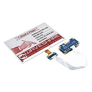 New 7.5 inch E-Ink Display e-Paper HAT (B) Three-Color Resolution 800×480 SPI Interface for Raspberry Pi 4 3 2 Zero W WH Jetson Nano @XYGStudy