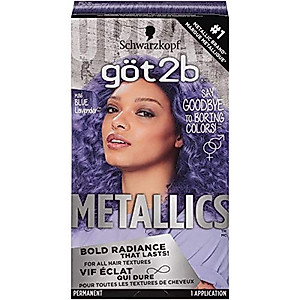 Got2b Metallics Permanent Hair Color, Blue Lavender