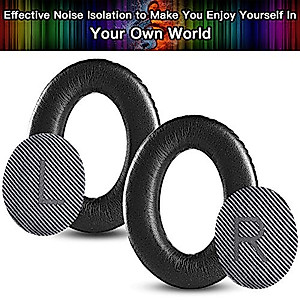 QC25 Replacement Pads Ear Soundlink Earpads Cover Ear Cushion Kit Headphone Earcups Compatible with Bose Soundtrue/Soundlink/Quietcomfort 25 Wireless Headphones ii Cushions .(Black)