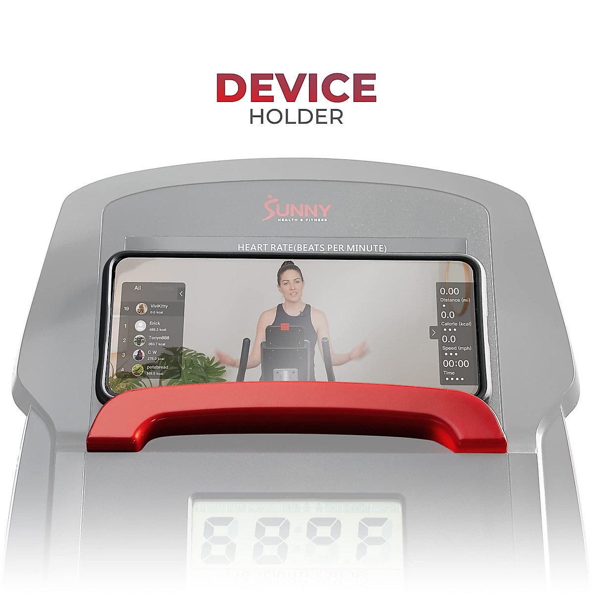 Sunny Health & Fitness Elite Interactive Series Exercise Upright Bike with Exclusive SunnyFit® App Enhanced Bluetooth Connectivity - SF-B220045 (Elite Smart)