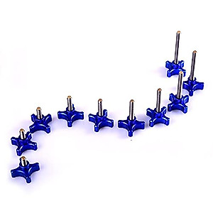 Astronomical Telescope Accessories M6 Thumb Screws (Single Screw for Sale, Not a Set) Upgrade with Protection Head (Color : M6 X50mm)