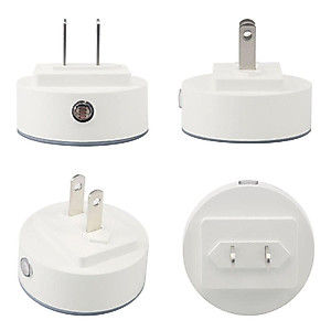 2 Pack Plug-in Nightlight LED Night Light with Dusk-to-Dawn Sensor for Kids Room, Nursery, Kitchen, Hallway Elephant