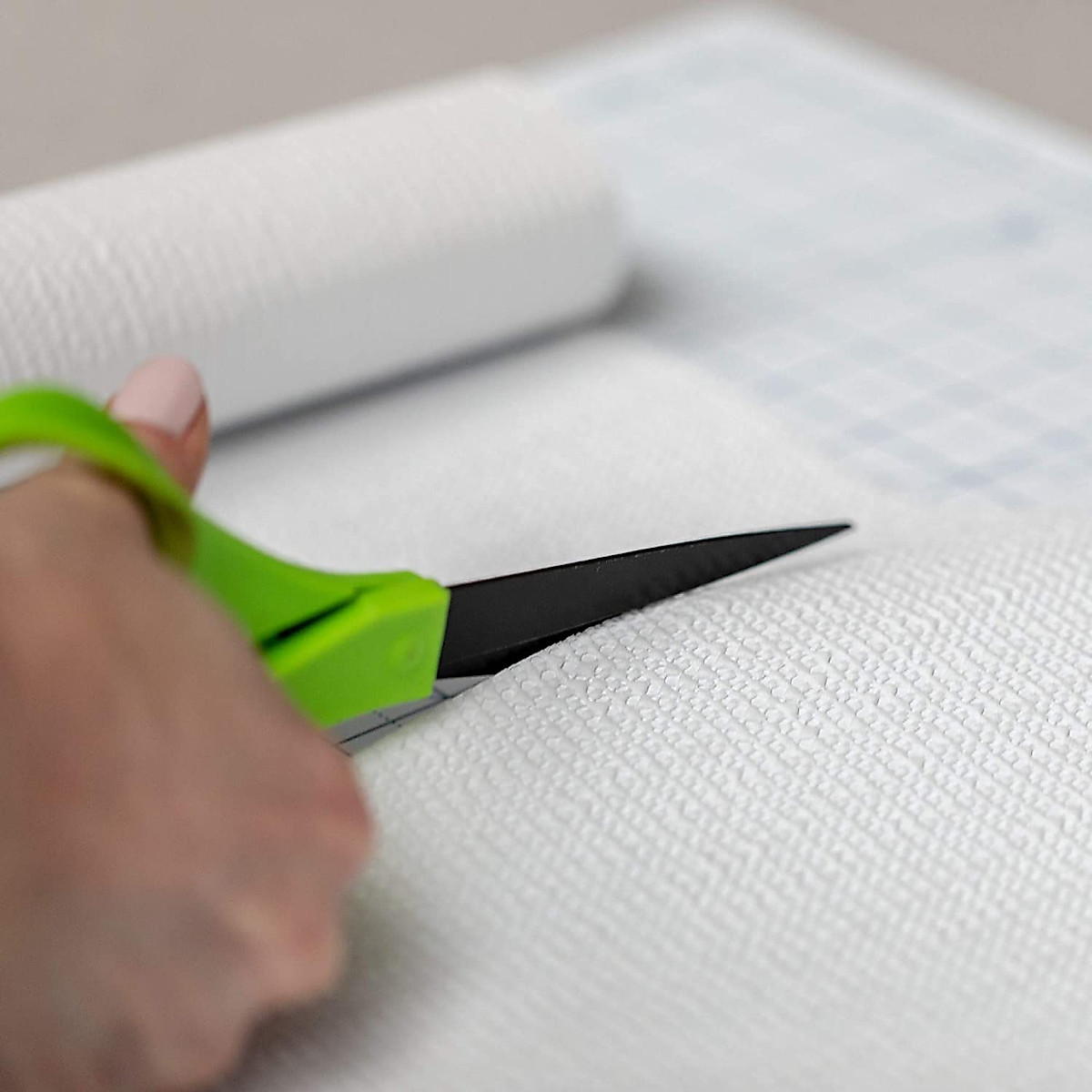 Duck Brand 284380 Smooth Top EasyLiner Shelf Liner with Clorox, 20 in x 6 Ft, White, 2 Rolls