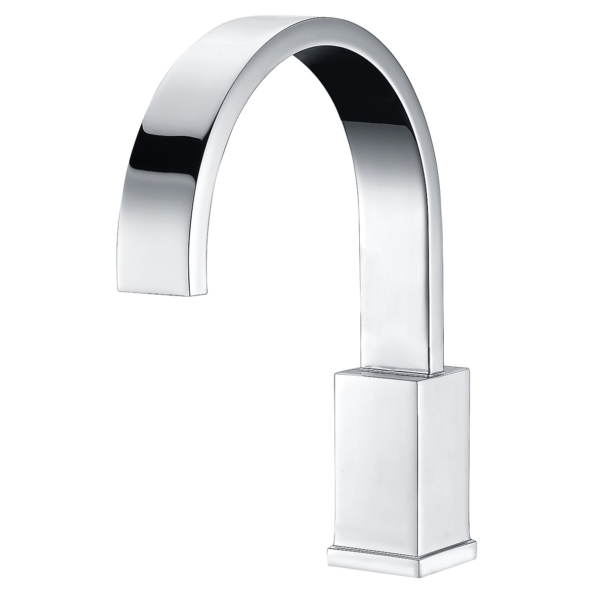 ANZZI Nite Single-Handle Deck Mounted Bathtub Filler Faucet in Polished Chrome | Modern Design Deck Mount Lavatory Tub Faucet with Handheld Sprayer and Valve | FR-AZ473