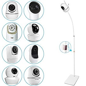 67" Adjustable Height Baby Monitor Floor Stand Holder for Infant Optics DXR-8 Pro,eufy HelloBaby and ANMEATE Baby Monitor,Owlet Kidsneed and BabySense Monitor，Also for Cameras with 1/4 Screw Mount
