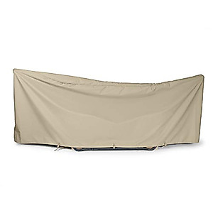 Covermates Hammock Cover - Weather Resistant Polyester, Double Stitched Seams, Securing Buckle Strap, Seating and Chair Covers-Khaki