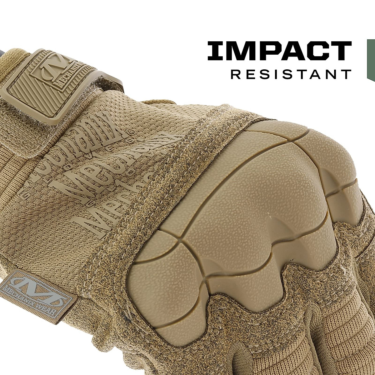 Mechanix Wear: M-Pact 3 Tactical Work Gloves, Touchscreen Capability, Synthetic Leather Gloves, Finger Reinforcement and Impact Protection, Work Gloves for Men (Coyote Brown, Medium)