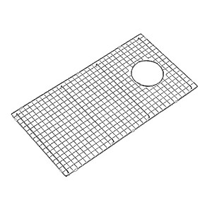CIPOTAL 27 in. x 14 in. Side Drain Sink Protector with Supersoft Silicone Feet in 304 Grade Stainless Steel