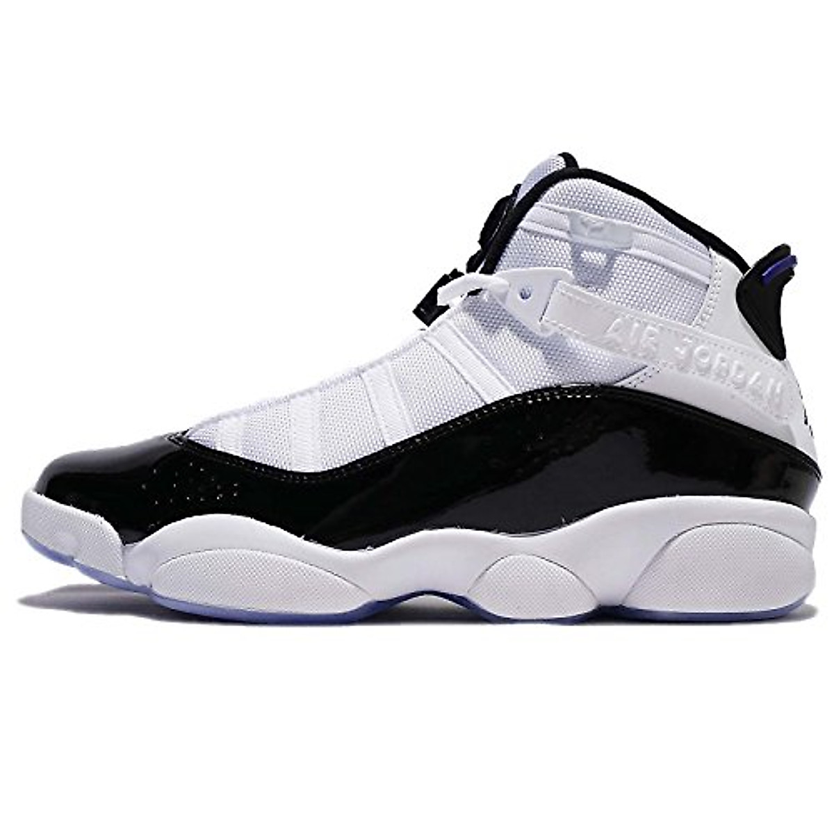 Jordan Mens 6 Rings White Black Dark Concord Size 12