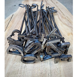 1" Alphabet Branding Iron Set, Letter Branders, Wood Brand