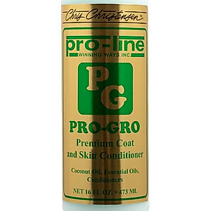 Chris Christensen ProLine Pro-GRO Premium Conditioner, Groom Like a Professional, Deeply Moisturizes, Made in USA, 16 oz
