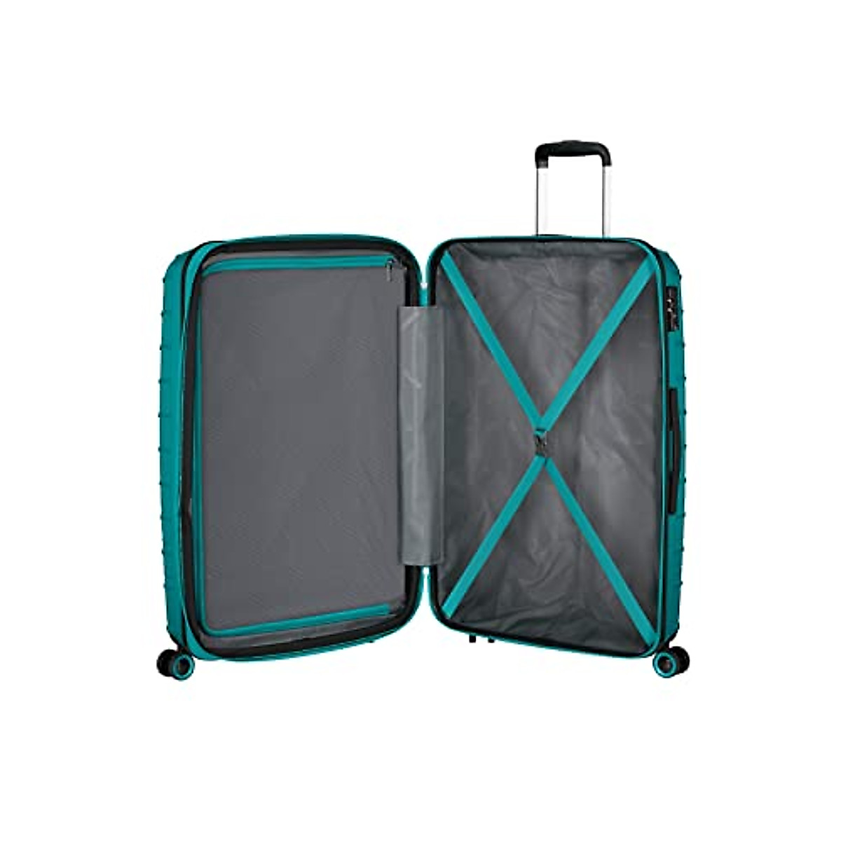 American Tourister Suitcases & trolleys, Deep Turquoise, L (77.5 cm-94/102 L)