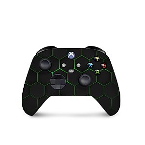 TACKY DESIGN Futuristic Skin Compatible with Xbox Controller Skin Geometric Compatible with Xbox Series x Controller Skin & Compatible with Xbox Series s Cover, Premium Vinyl 3M Decal Full wrap