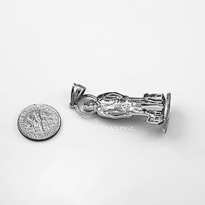 Religious Jewelry by LABLINGZ Sterling Silver St. Lazarus of Bethany Statuette Pendant