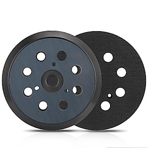 Sander Pads for Makita, 2-Pack 5" 8 Hole Hook and Loop Replacement Sander Pads for Makita 743081-8/743051-7 Compatible with Makita BO5010 BO5030K BO5031K BO5041K