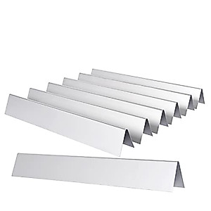 GasSaf 17 inch Flavorizer Bars Replace for Weber 66033, Genesis II E-410, S-410, Genesis II LX E-440, S-440 Gas Grills, 304 Stainless Steel Flavor Bars Replacement for Weber 66796/66030(7-Pack)