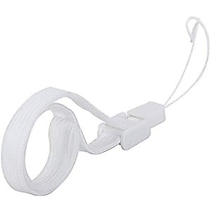 2Set Silicone Rubber Protective Skin Case Cover with Wrist Strap Replacewment for Wii Remote Controller（White）
