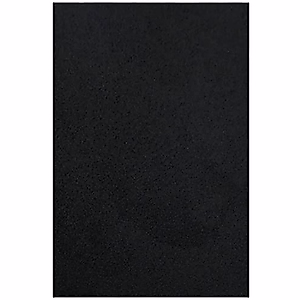 Bright House Solid Color Area Rug Black - 2' x 3'