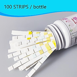 SpringSmart 7 in 1 Aquarium Test Strips Kit - 100 Strips Use for Freshwater Fish Tank, Fish Pond, Accurate & Fast Testing pH/Nitrite/Nitrate/Chlorine/Carbonate/Total Alkalinity/Hardness