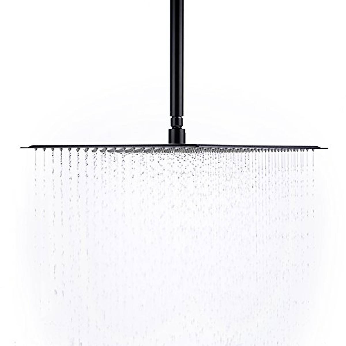 Hiendure™ 16 Inch Rainfall Square Stainless Steel Shower Head,Oil Rubbed Bronze