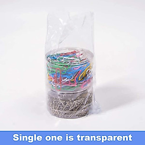 Zcintert 4X6 Shrink Wrap Bags 500 Pack for Soap Bar, Bath Bomb, Small Gift, Clear Heat Shrink Wrap/PVC Shrink Film Bags