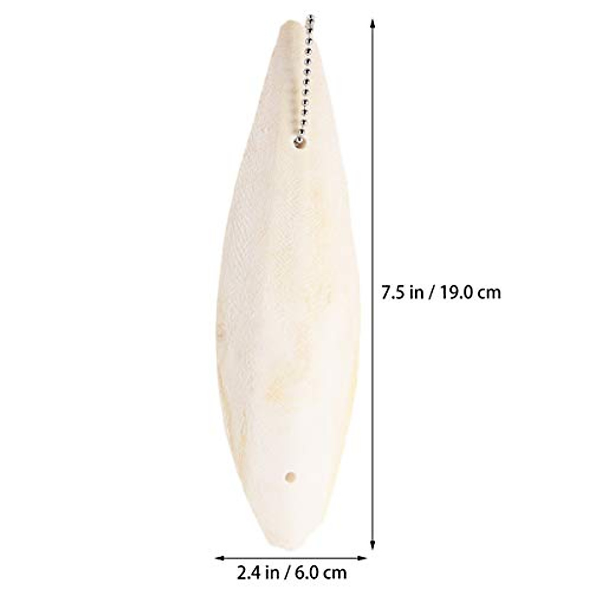 POPETPOP Bird Cuttlebone - Cuttlefish Bones Hanging Pendant Parrot Toy for Bird,Parakeets, Finches, Canaries, 3 Pcs Parakeet Cuttlebone Holder
