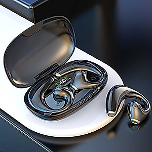 True Wireless Bone-Conduction Bluetooth Headset 5.3 No in Ear Ear HiFi Audio Quality Dual HD Call 480H Long Endurance Can Not Be Thrown Off The Sports Head