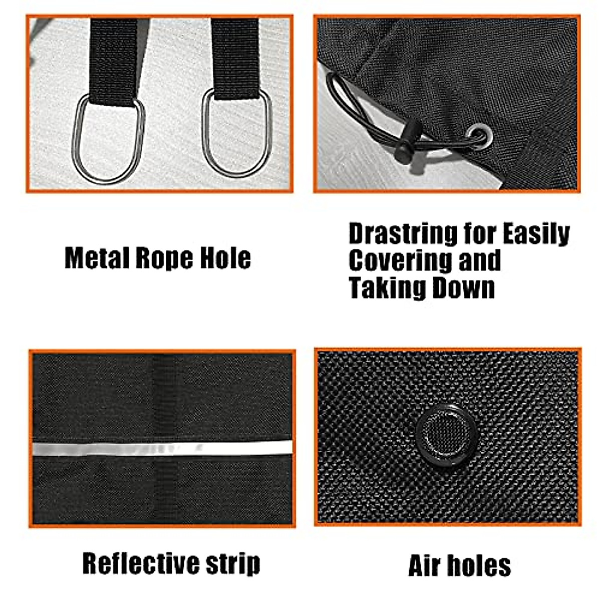 Electric Jack Cover, 600D Polyester RV Accessories Universal Tongue Trailer RV Jack Protective Head Cover Camper Accessories for Outside (Universal Size 14″H x 5″W x 10″D)