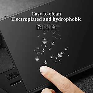 MAEXUS Steam Deck Screen Protector, Tempered Glass Screen Protector Compatible with Steam Deck, Screen Protector Designed for Steam Deck Anti-Fingerprint Bubble-Free (3 Pack)