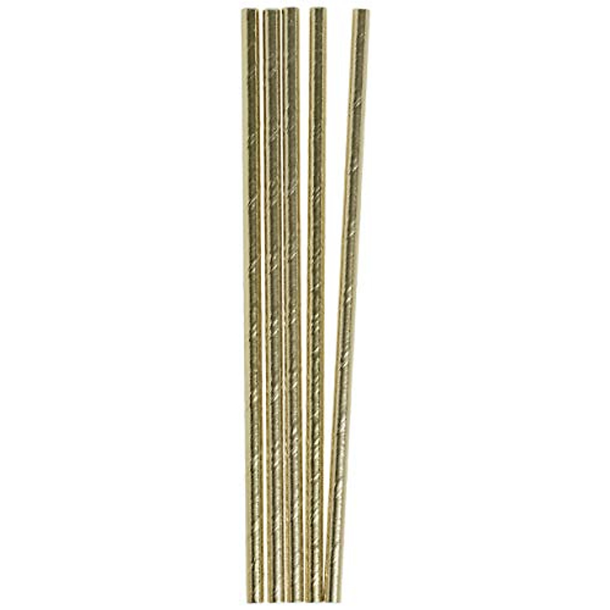 Kikkerland Paper Straws (Set of 144) Gold