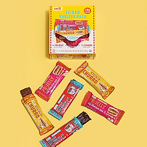 UNiTE Protein Bar, 10g Protein, 200 Calories, Variety Pack, Real Ingredients, No Artificial Sweeteners or Flavors, Gluten & Soy Free, High Protein, Women Owned, 1.59 Oz Bars (12 Pack)