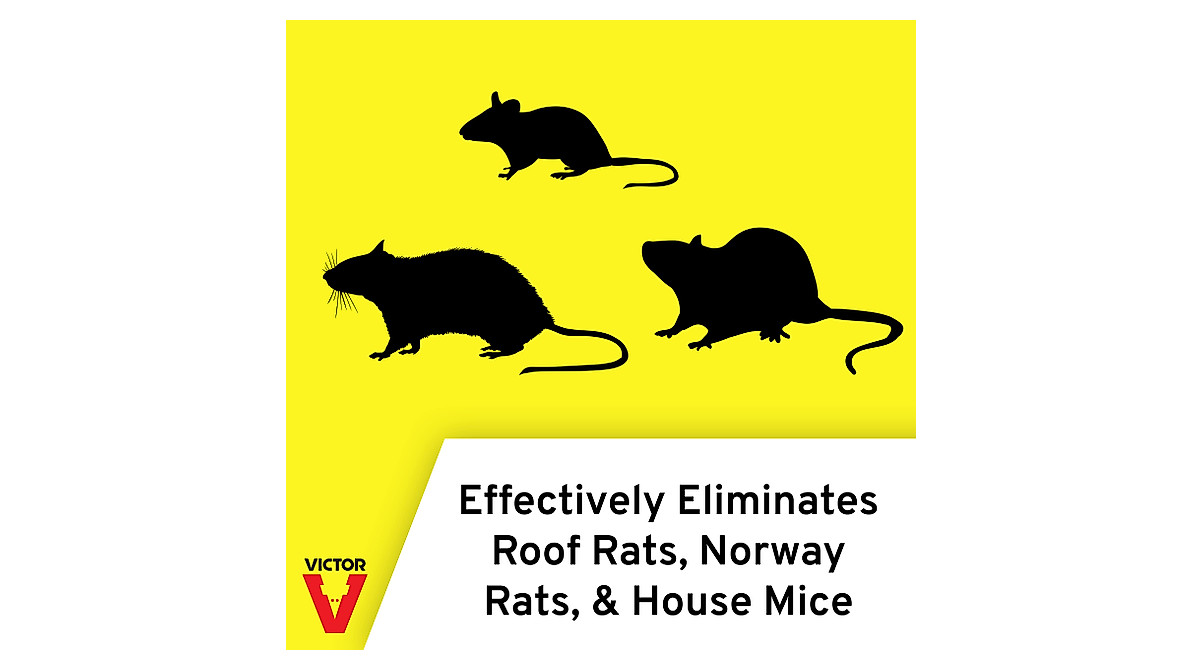 Victor M909 Fast-Kill Rodenticide - 9 lb Bait Blocks