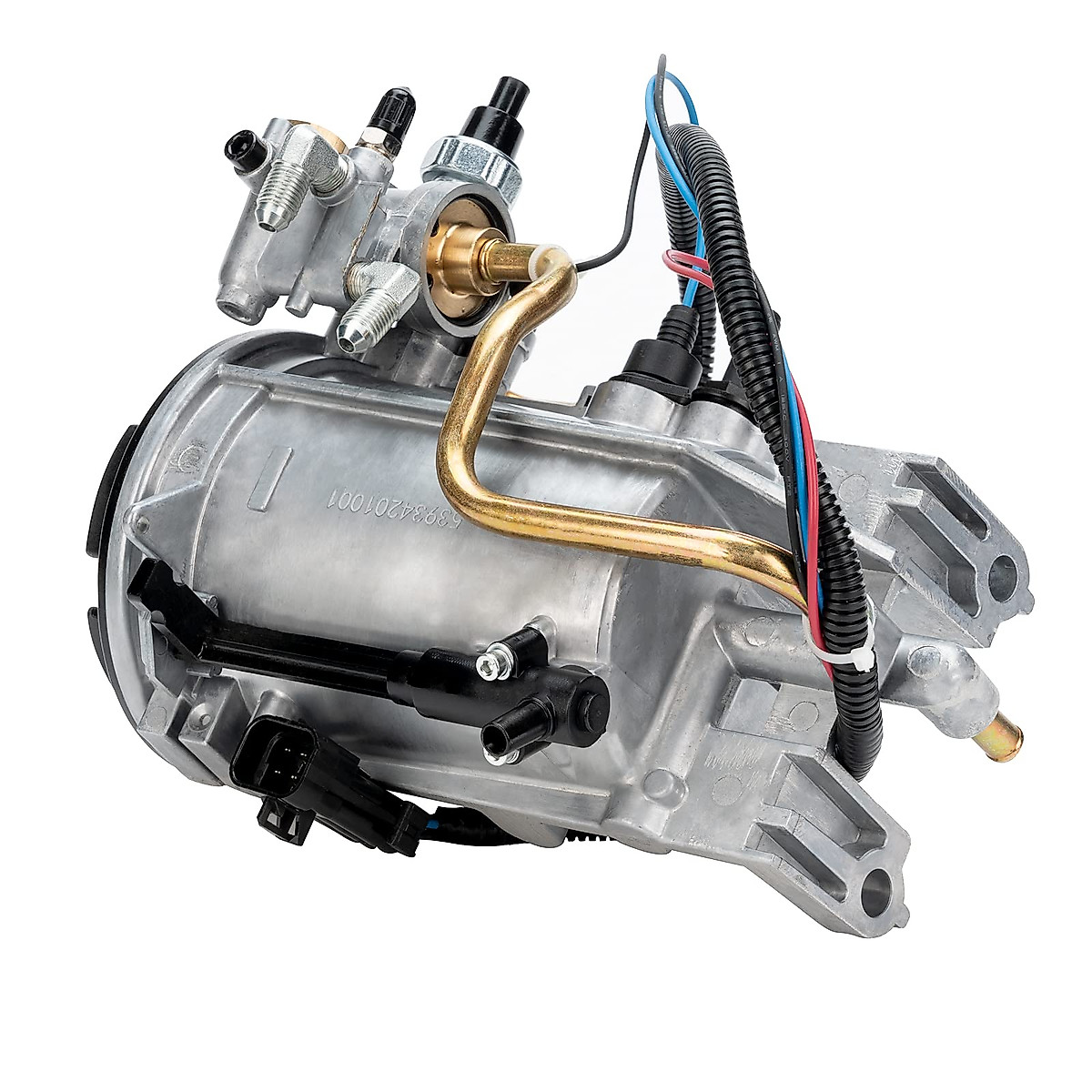 Gelessy Fuel Filter Housing Assembly Compatible with Ford E-350 F-250 F-350 7.3L Powerstroke 1994-1997 F6TZ-9155-AB, F6TZ-9B246-BA, FG1054, AP63424