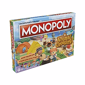 Monopoly Animal Crossing New Horizons Edition Board Game for Kids Ages 8 and Up, Fun Game to Play for 2-4 Players