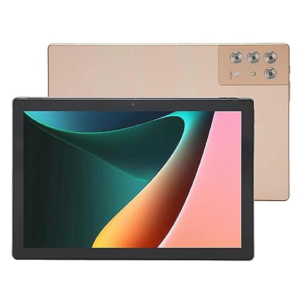 2 in 1 10 Inch Tablet for Android 12, 2.0Ghz 8 Core CPU, 8 + 256GB, 1960 x 1080 FHD HD Touch Screen, 2.4GHz and 5G WiFi, with Keyboard and Mouse, Bluetooth 5.0, 4G Calling (US