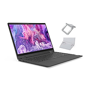 Lenovo Flex 5 14" FHD IPS 2-in-1 Touchscreen Laptop | AMD Ryzen 7 4700U 8-Core | 8GB DDR4 RAM | 512GB SSD | Backlit Keyboard | Fingerprint Reader | Win 10 | with Laptop Stand Bundled