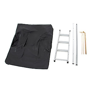 Rough Country Roof Top Tent | Rack Mount | 12V Accessory & LED Light Kit - 99050, 3 Person, Camping & Hiking