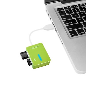 LogiLink Smile 4 Port USB 2.0 Hub - Green