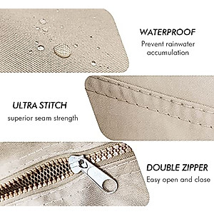 Ontheway Gazebo Replacement Privacy Curtain, 12ft Sidewall with Zipper Outdoor Universal Privacy Panel Sidewall (One Side Only)