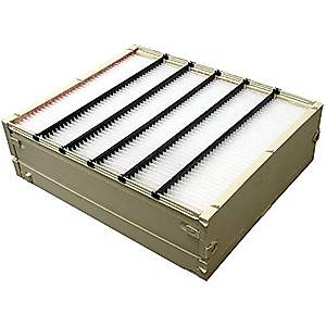 BestAir A201-SGM-11R AC Furnace Air Filter, 20" x 25" x 6", MERV 11, Without Cardboard Frame, Fits 100%, for Aprilaire/SpaceGard 2200, 2250 (201) & Lennox PMAC-20C 24" (Pack of 6)