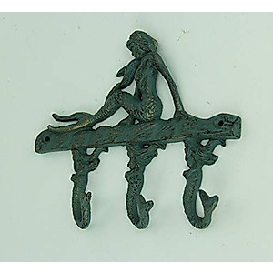 GSM Cast Iron Mermaid Coat Rack