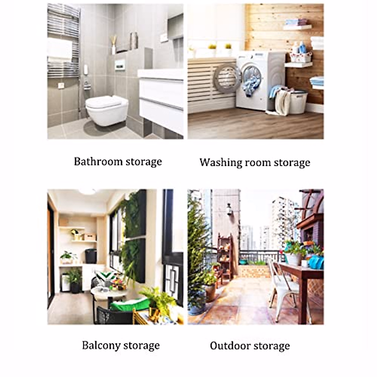 BKGDO Washer Storage Frames Floor Standing Punch Free Suitable for Over Toilet,Bathroom Space Saver 3-Tier Storage Rack,Above Washinghine Organizer,Multifunctional Laundry Room Rack/White