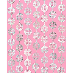 xo, Fetti Disco Ball Foil Curtain - Last Disco Bachelorette Party Decorations - Set of 2 | Groovy Backdrop, 70s Birthday Photo Booth, Wedding, New Years Eve