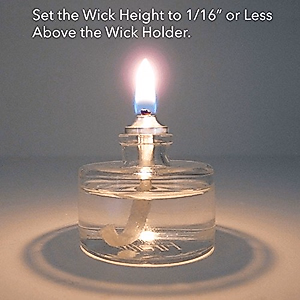 Firefly Refillable, Clear Glass Unscented Tealight Candles - 5 Pack - Bulk - Long Burning Tea Lights - Cotton Wick and Holder Included