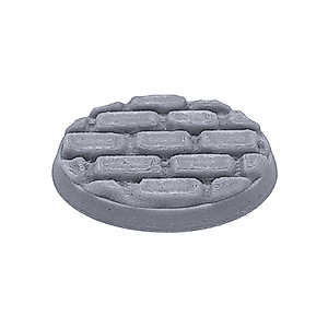 Miniature Bases - Scenic Texture - Masonry - 32mm (15pcs), 3D Printed Tabletop RPG and Wargame Miniature Accessories