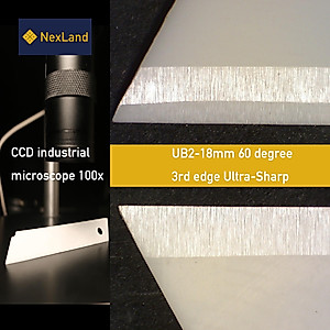 NexLand Ceramic Blade UB2-G3 Ultra-Sharp 18mm Utility Blade Snap Off Replacement Blades 4pcs