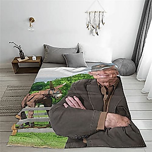 Flannel Blanket Mel Tillis Soft Lightweight Throw Blanket Warm Durable Sofa Couch Decor Beding 50"X40"