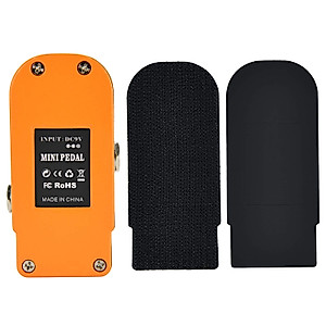 MIMIDI Overdrive Pedal, Mini Leon Drive Guitar Effect Pedal with True Bypass (M16 Orange)