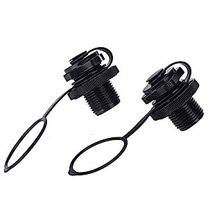 Health Gear Inflatable Boat Valve Replacement, 2pcs Air Mattress Plug Replacement Air Valve Replacement Screw Air Valve Valve for Inflatable Rubber Dinghy Raft Pool Boat